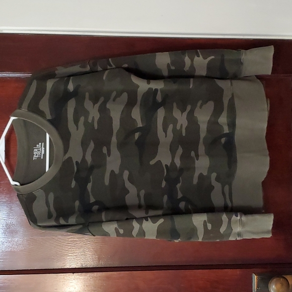 Time and Tru | Tops | Time And True Camo Sweatshirt | Poshmark